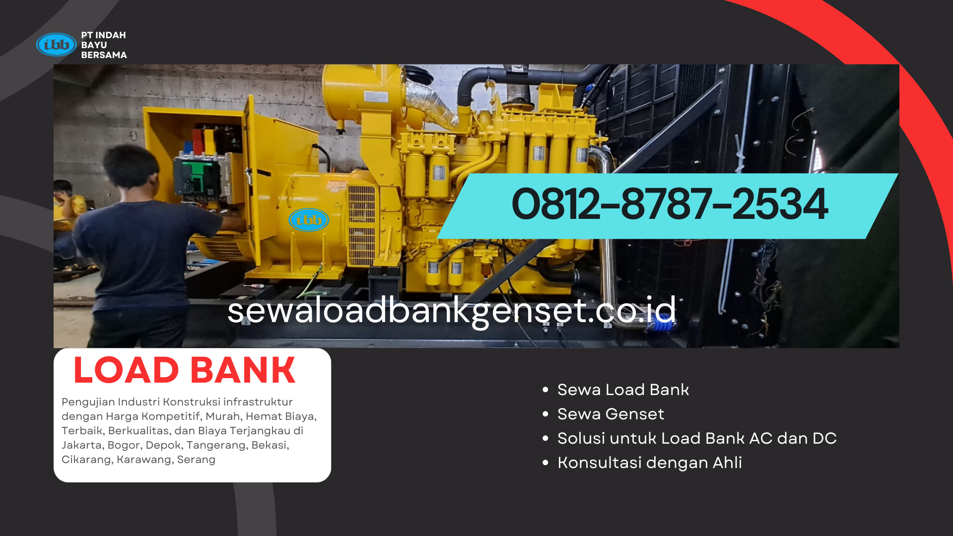 Apa Fungsi Load Bank dari PT. Indah Bayu Bersama