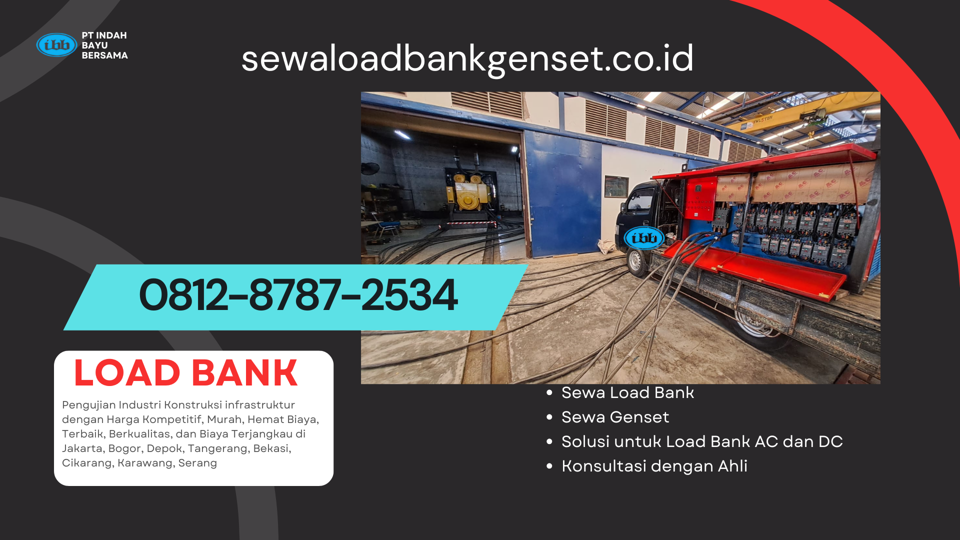 Solusi Sewa Loadbank UPS PT. Indah Bayu Bersama